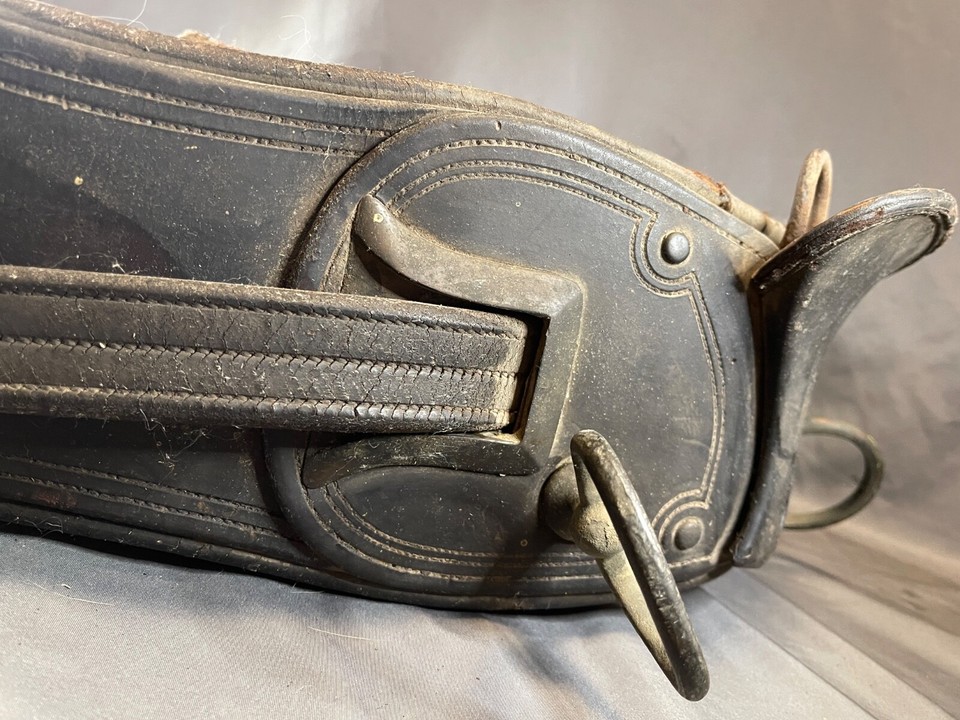 Antique Leather Horse Mule Ox Yoke Collar Harness Primitive | eBay