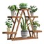 A Style Wood Corner Plant Stand Triangle Outdoor Flower Rack Living ...