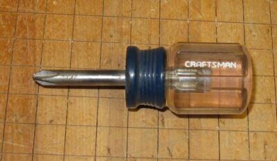 CRAFTSMAN Stubby Phillips Screwdriver 4118 N WF | eBay