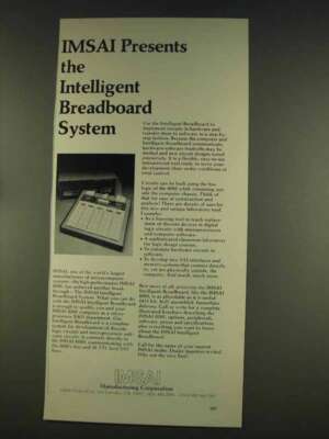 1977 IMSAI 8080 Computer Ad - Intelligent Breadboard | eBay