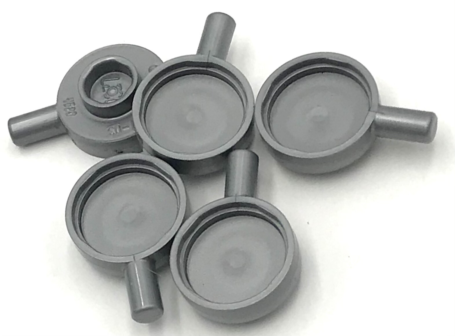 Lego 5 New Flat Silver Minifigure Utensil Frying Pans Pieces Parts | eBay