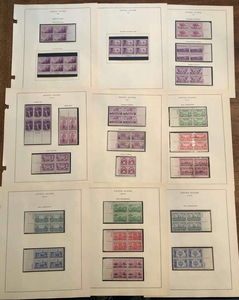 E3942: Better US Plate Block Collection; CV $625 | eBay