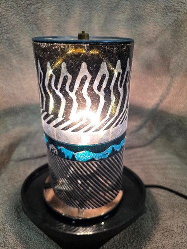 Vintage Animated Action Lamp OVAL Motion Steam Engine Lamp w Original ...