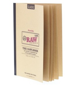 RAW Classic RAW Book 480 Count Of Natural Unrefined Rolling Tips (NEW ...