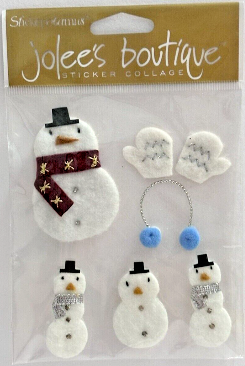 Jolee's Boutique (SNOWMEN DRESS UP) Dimensional Scrapbooking Sticker CE ...