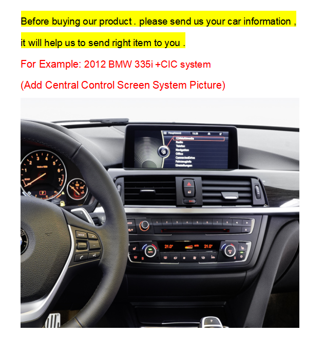 RT Wireless CarPlay Android Auto Decoder For BMW Mini Cooper F55 F56 ...