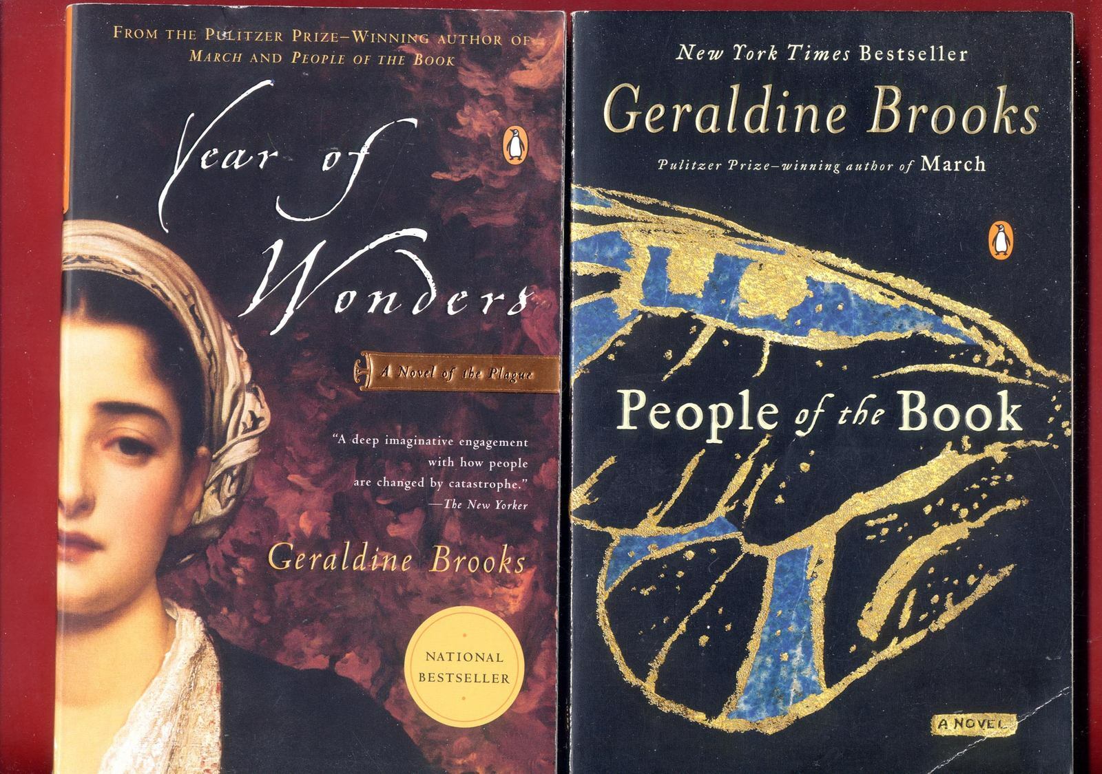 2 books by Geraldine Brooks: Year of Wonders + People of the Book ...