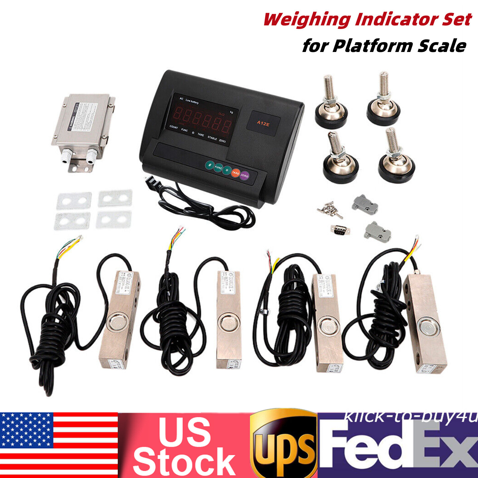 Livestock Scale Platform Kit 5000lbs For Animal Cattle Hogs Goats Sheep ...