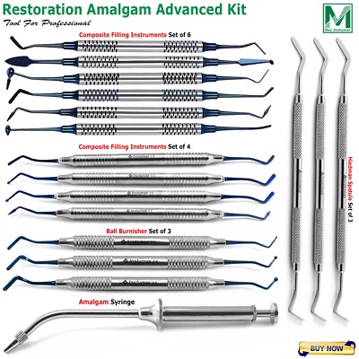 Dental Restorative Composite Plastic filling instruments / Amalgam ...