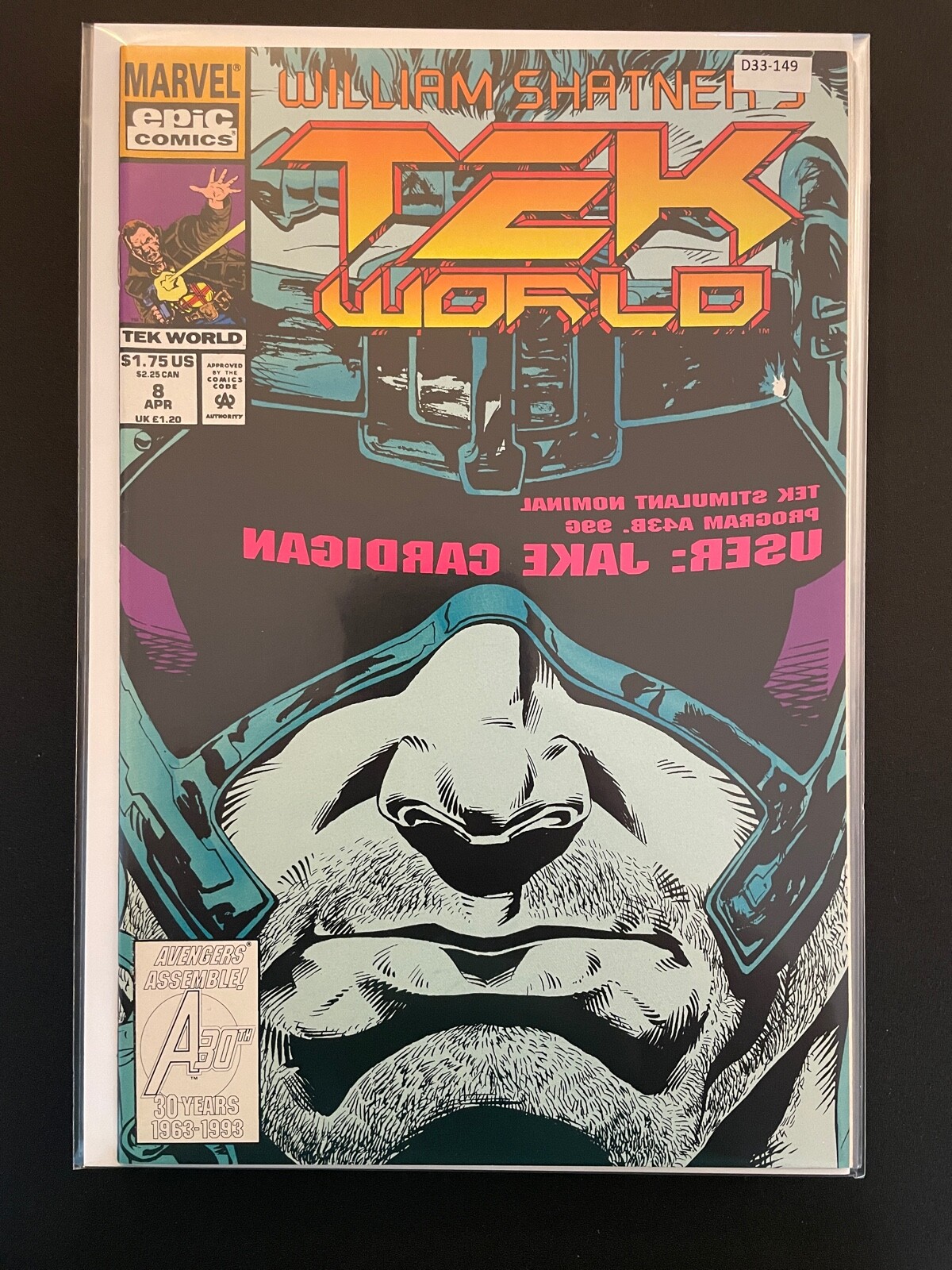 Tek World 8 Higher Grade Marvel Comic Book D33-149 | eBay