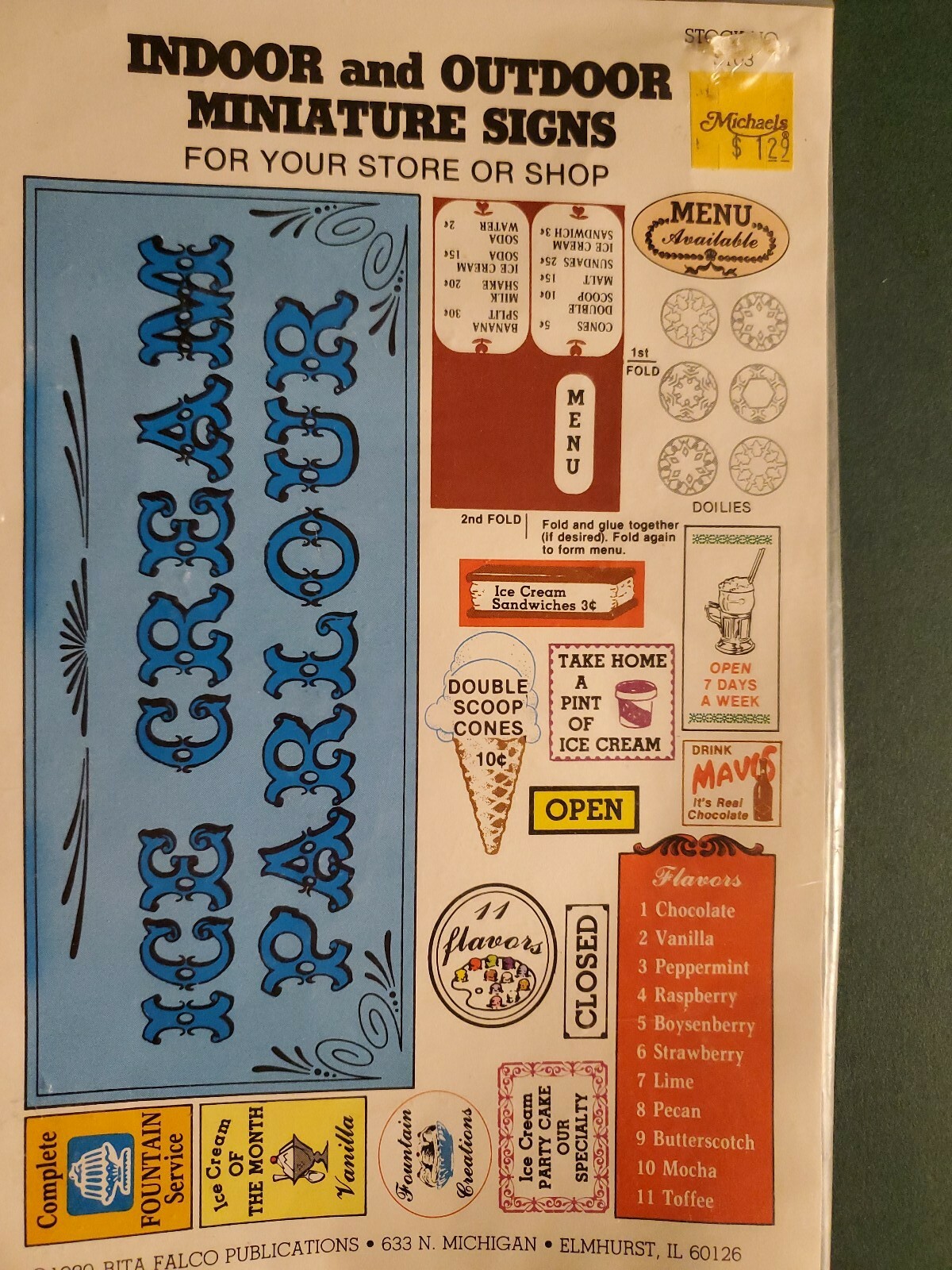 Dollhouse Miniature Vintage 1" Scale(1:12") Indoor Outdoor Miniature ...