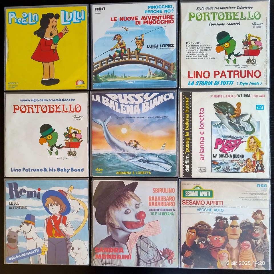 lotto 88 - 45 giri sigle tv cartoni animati cavalieri del re anni 80 ...