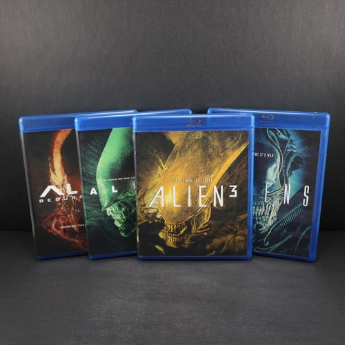 Alien Movie Blu Ray Lot w/ Alien, Aliens, Alien 3, Alien Resurrection ...
