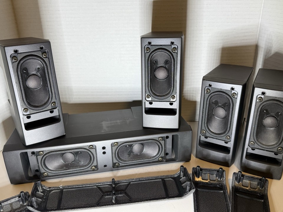 Sony 5.0 Surround Sound Speaker System (4) SS-V130 & (1) SS-CN130 Center Speaker | eBay