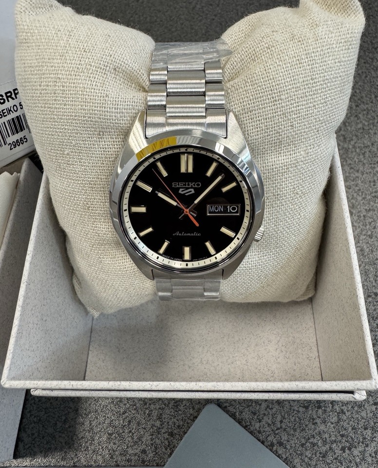 Seiko 5 Sports Automatic SNXS Series Classic Black Dial Watch SRPK89 ...