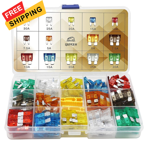 140 Pcs Fuses Automotive Kit - Blade Auto Fuse Assortment Standard and ...