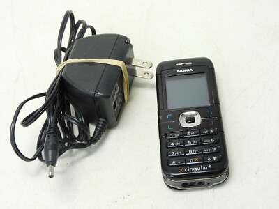Vintage Nokia Black and Gray 6030 Cingular Service Cell Phone | eBay