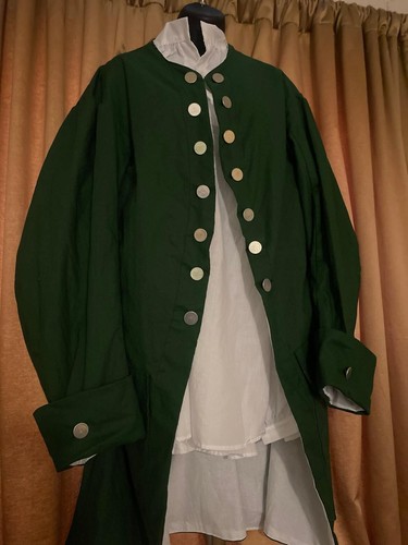 Men’s cotton colonial jacket. | eBay