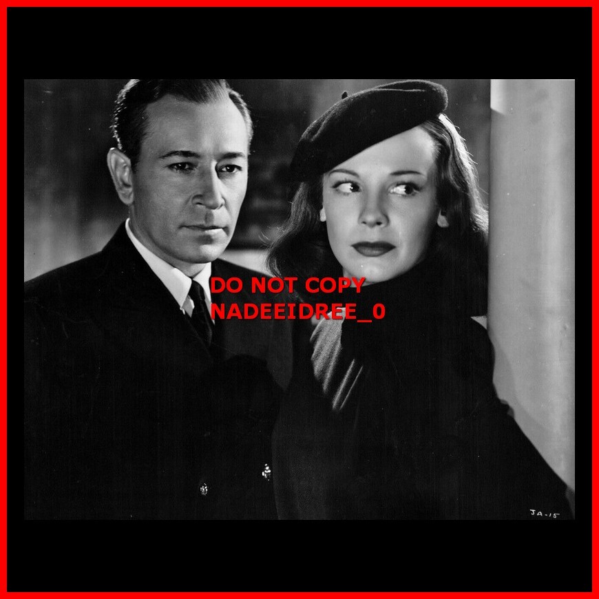 SIGNE HASSO GEORGE RAFT 1945 JOHNNY ANGEL 8X10 PHOTO | eBay