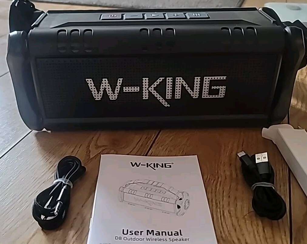 W-KING D9 1 Portable Bluetooth Speaker Water Proof W/ Strap 6 Speakers ...