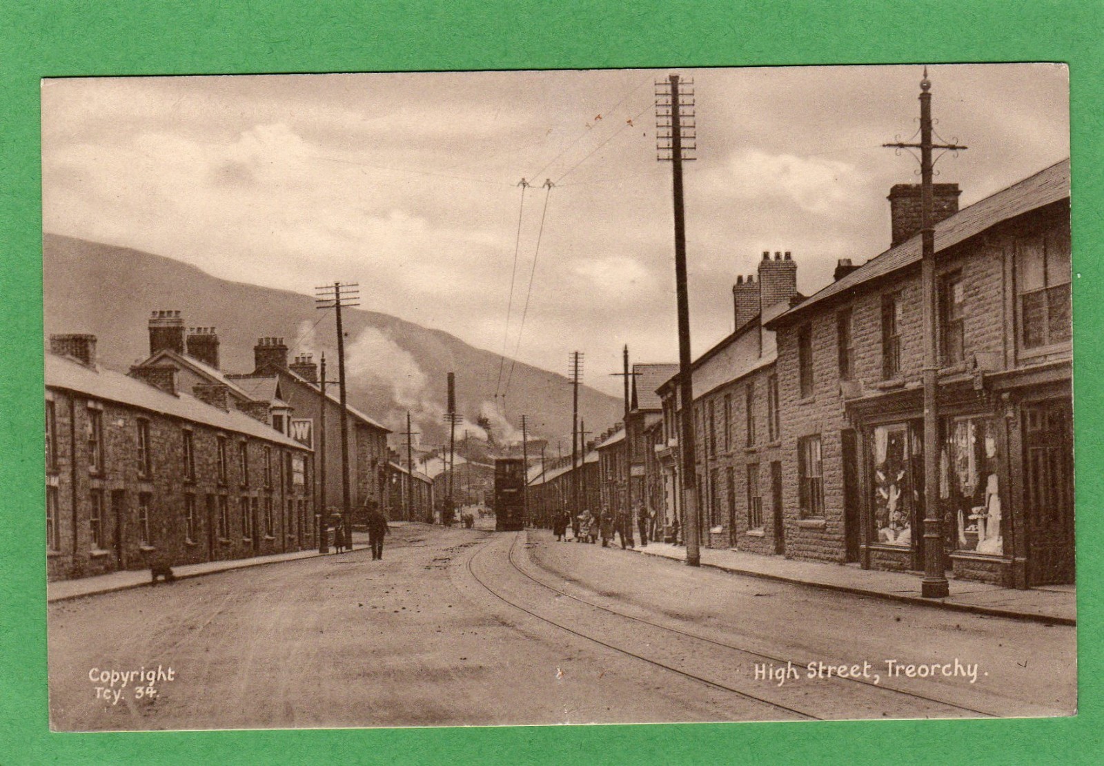 High Street Treorchy pc unused Lilywhite Ref H432 | eBay