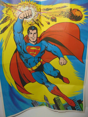 Vintage Superman Poster Framed Superman Issue 1 Vintage Comic Cover