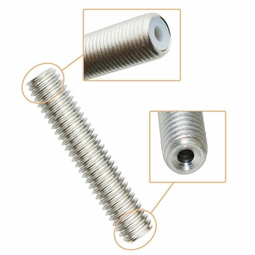 2x Tube heat station w/ PTFE Teflon M6X30 hotend for CraftBot Geeetech ...