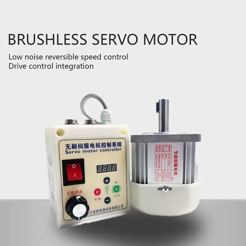 110V 1100W Lathe Switch Brushless Motor Face Mount Servo Motor ...