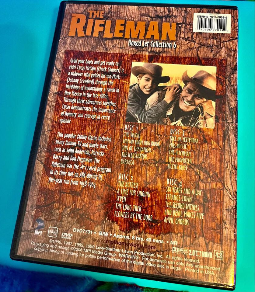 The Rifleman - Boxed Set Collection 6 (DVD, 2006) for sale online | eBay