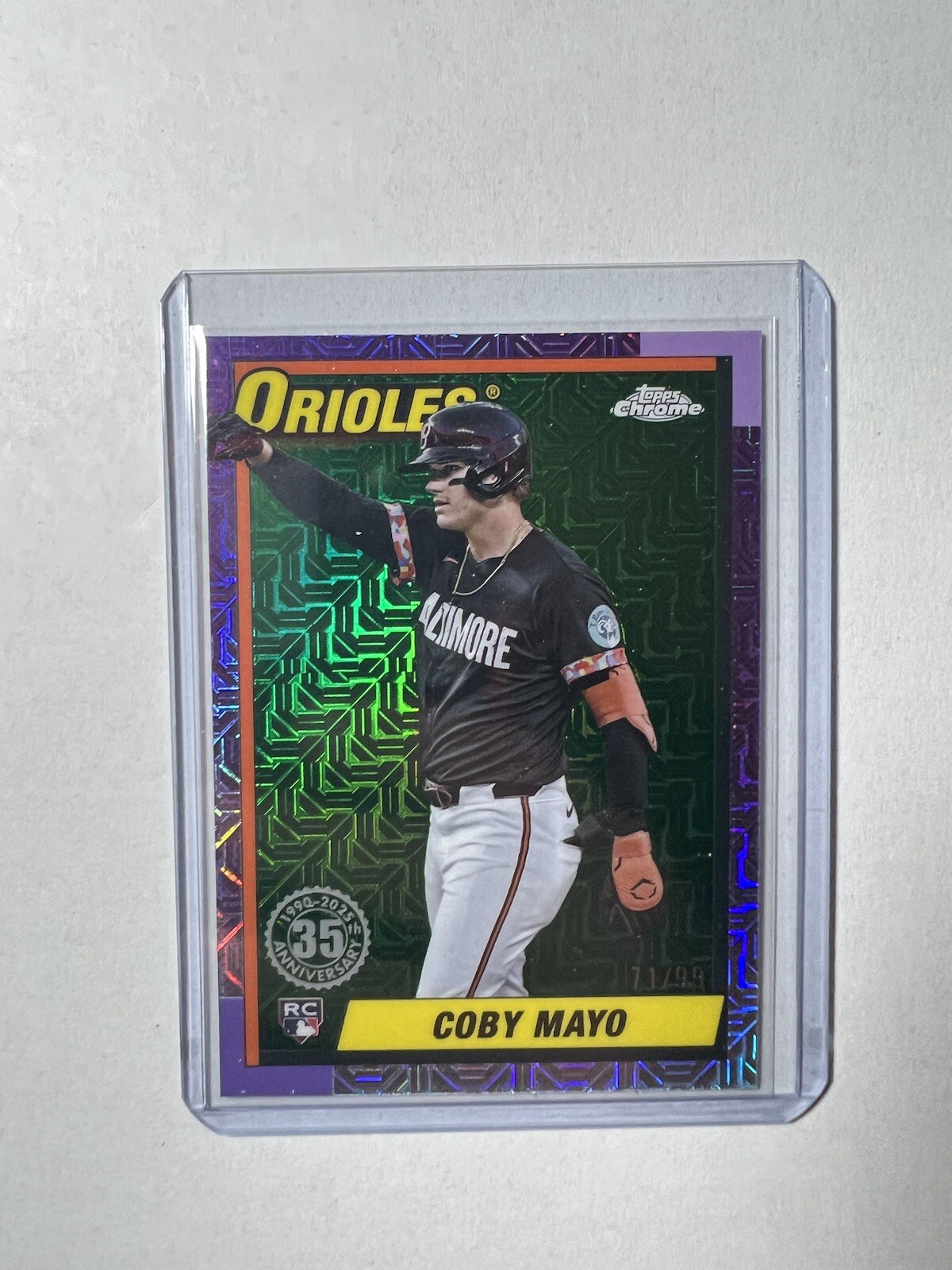 2025 Topps Series 1 - 1990 Topps Chrome Silver Pack Coby Mayo #T90C-21 ...