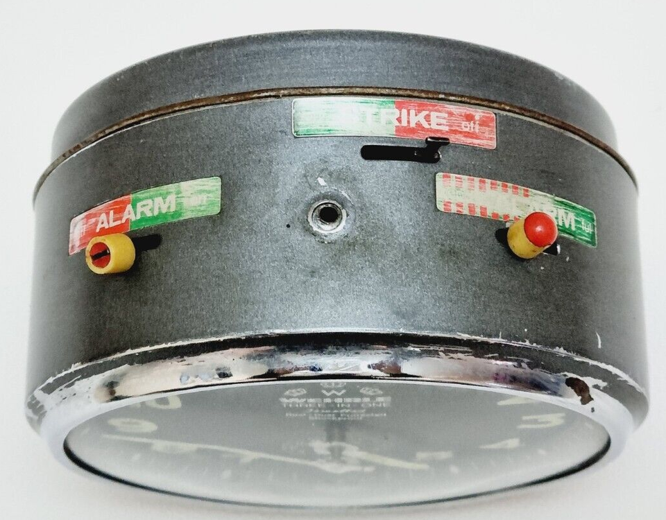 Vintage WEHRLE Three In One Alarm Clock Made In Germany - For parts ...