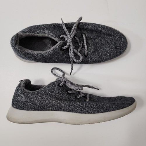 Allbirds The Wool Runners Lace Up Athletic Running Shoes Gray Men's ...
