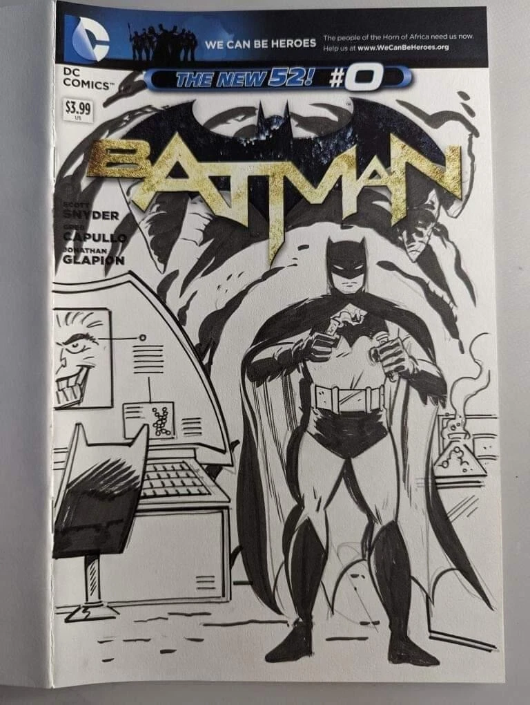 Batman Comic New 52 Drawing