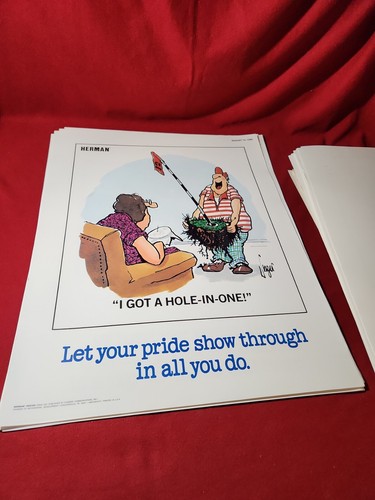 Herman Cartoon Safety Poster Jim Unger #432 | eBay