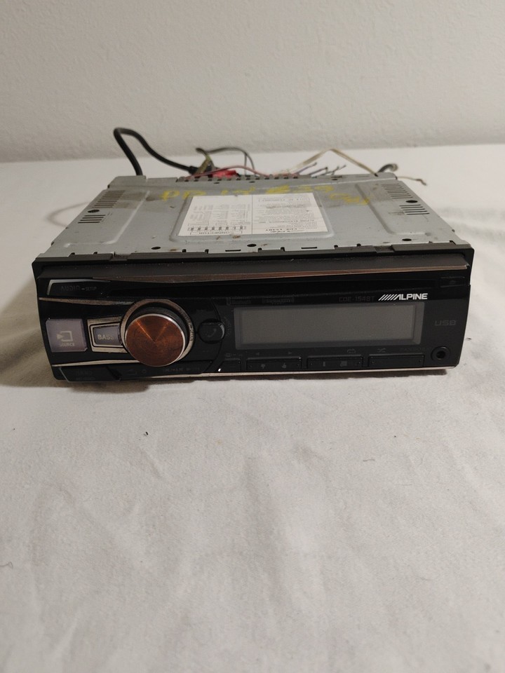 Alpine CDE-154BT Radio - AM/FM/Aux CD Player - Bluetooth - 50x4 - In ...
