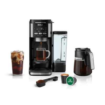 Ninja, Drip Coffee Maker, DualBrew Pro Hot & Iced Coffee Machine, Black ...