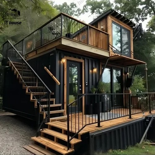Country Style Container Home 2 Story 3 Containers 20ft. or 40ft. two ...