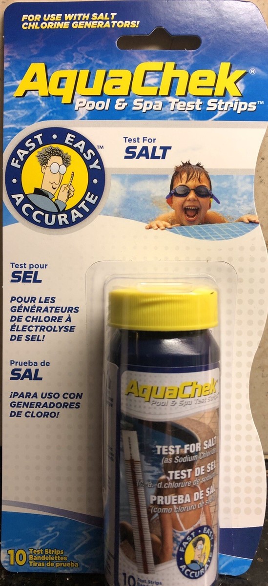 Aqua Check Strips AquaChek Salt Test Strip - 561161 Aquachek Salt ...