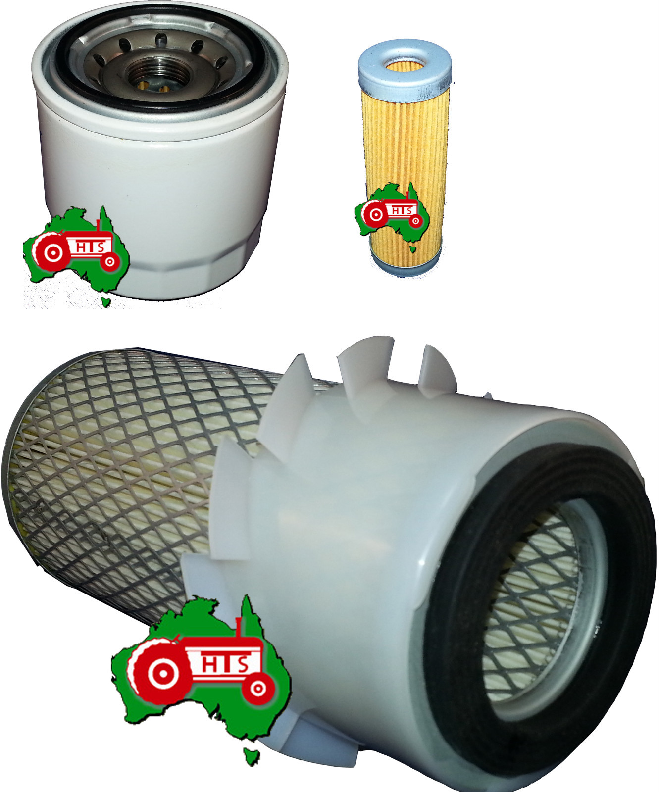 Fuel Oil Air Filter Kit Fits for Kubota B7000 B7001 B7100 B7200 B8200 ...