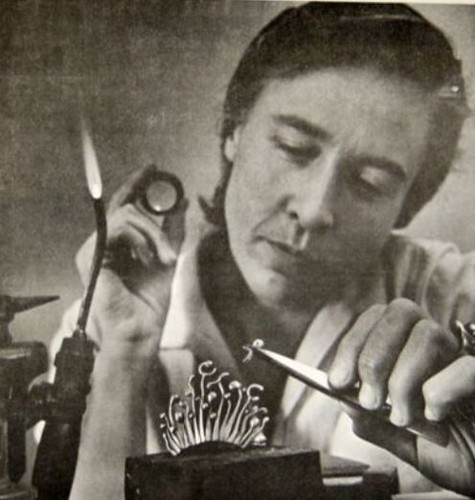 Ruth Berridge 1960 Cinetic Mobile Pair Of Sculptural Dangle Earrings In ...