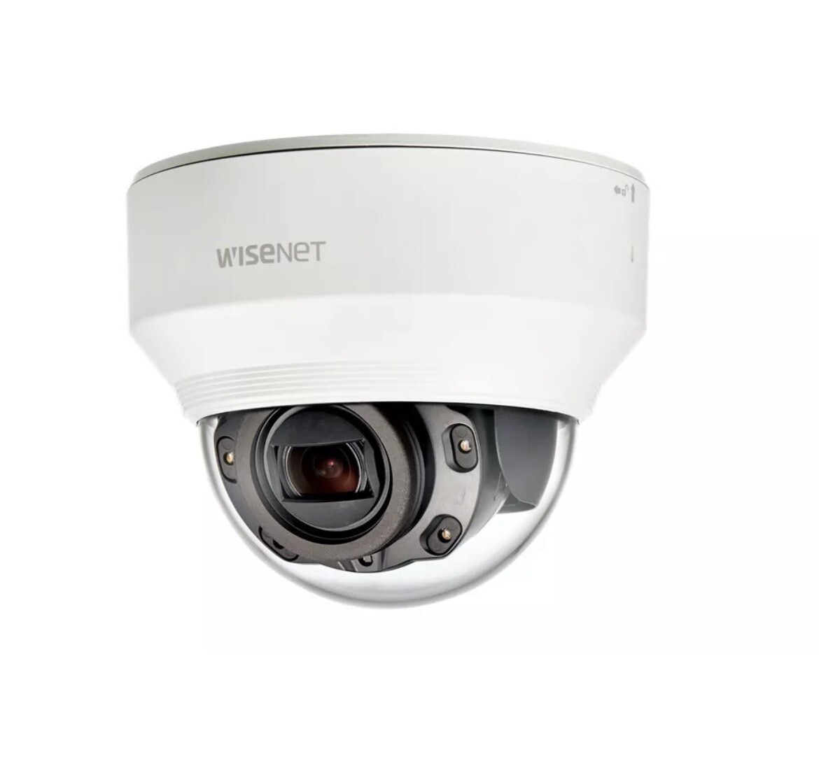 Wisenet XND-6080R 2MP Network Internal IR Dome CCTV Camera 1080p HD PoE ...