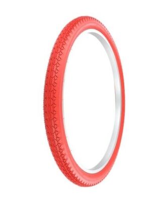 Bicycle Tire 26" x 2.125" P-123A Red/Red Sidewall | eBay