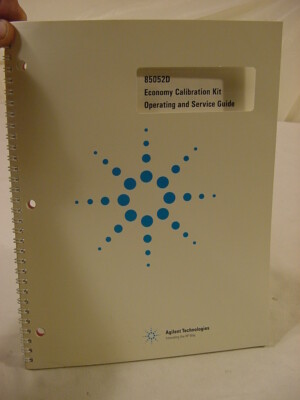VTG MANUAL - AGILENT 85052D ECONOMY CALIBRATION KIT OPERATING SERVICE ...