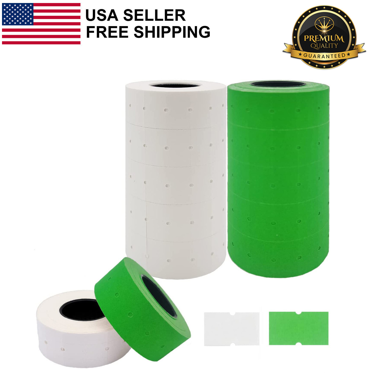 Motex 1 Line 10,000 Blank Price and Date Gun Labels For MX-5500 & Perco ...