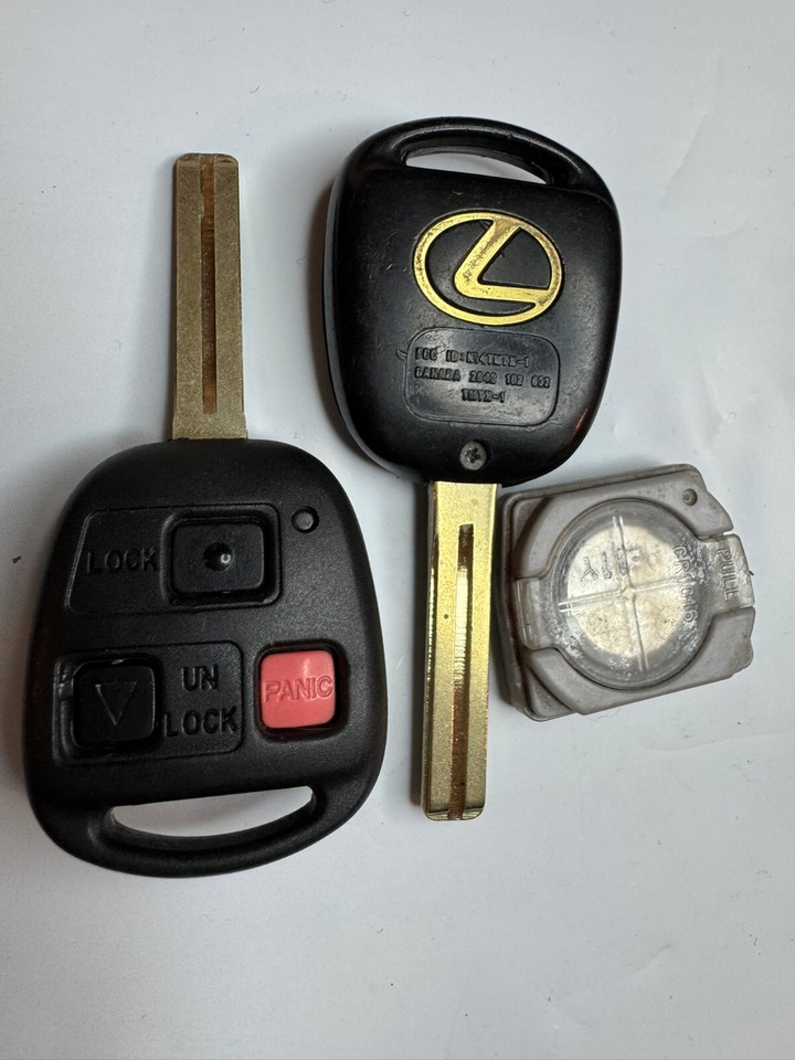 OEM Lexus RX300 1999-2003 3-Button Remote Head Key N14TMTX-1 4C ...