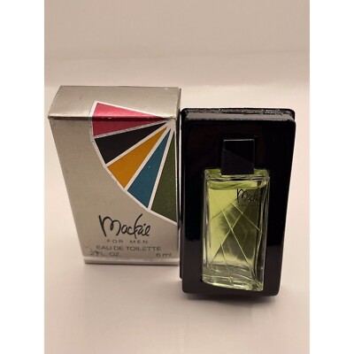 Mini MACKIE For Men By Bob Mackie .2oz/6ml Eau De Toilette Splash - NEW ...