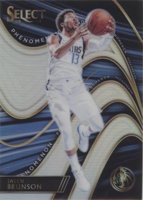 2018-19 Panini Select - Phenomenon Jalen Brunson #35 Silver Prizm /99 ...