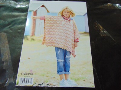 Stylecraft Double Knitting Pattern 9742 2-11 Years (2 Designs) Ponchos ...