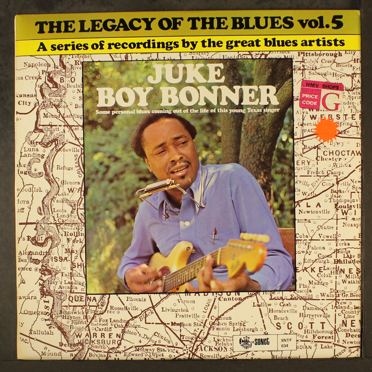 JUKE BOY BONNER: the legacy of the blues, vol. 5 SONET 12" LP 33 RPM UK ...