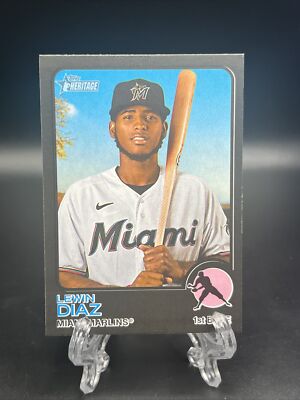 2022 Topps Heritage High Number Lewis Diaz Black Border SP #723 50 ...